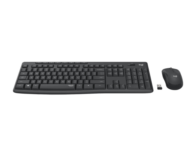TECLADO + RATON WIRELESS MK295 USB SILENT NEGRO LOGITECH | EVEN ...
