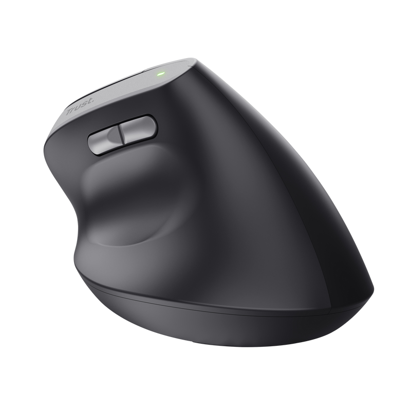 RATON OPTICO WIRELESS ERGONOMICO VERTICAL BAYO II NEGRO TRUST | EVEN ...